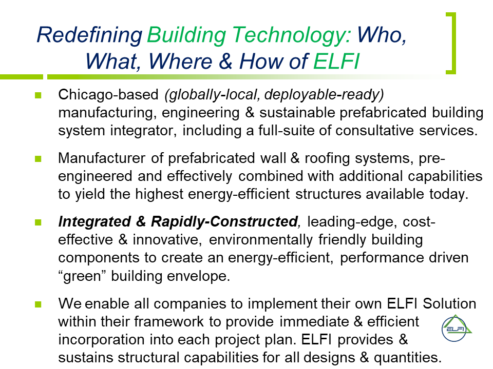 ELFI Presentation | ELFI